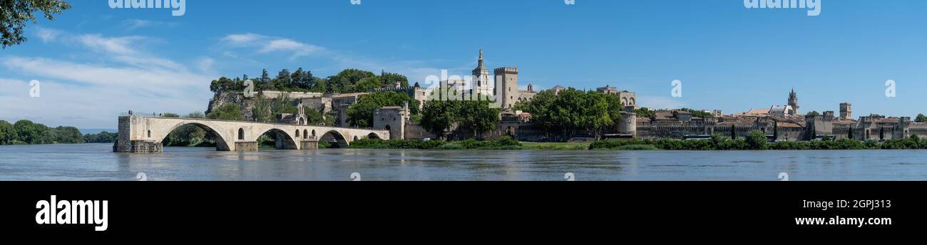 Panorama of Avignon, France Stock Photo - Alamy