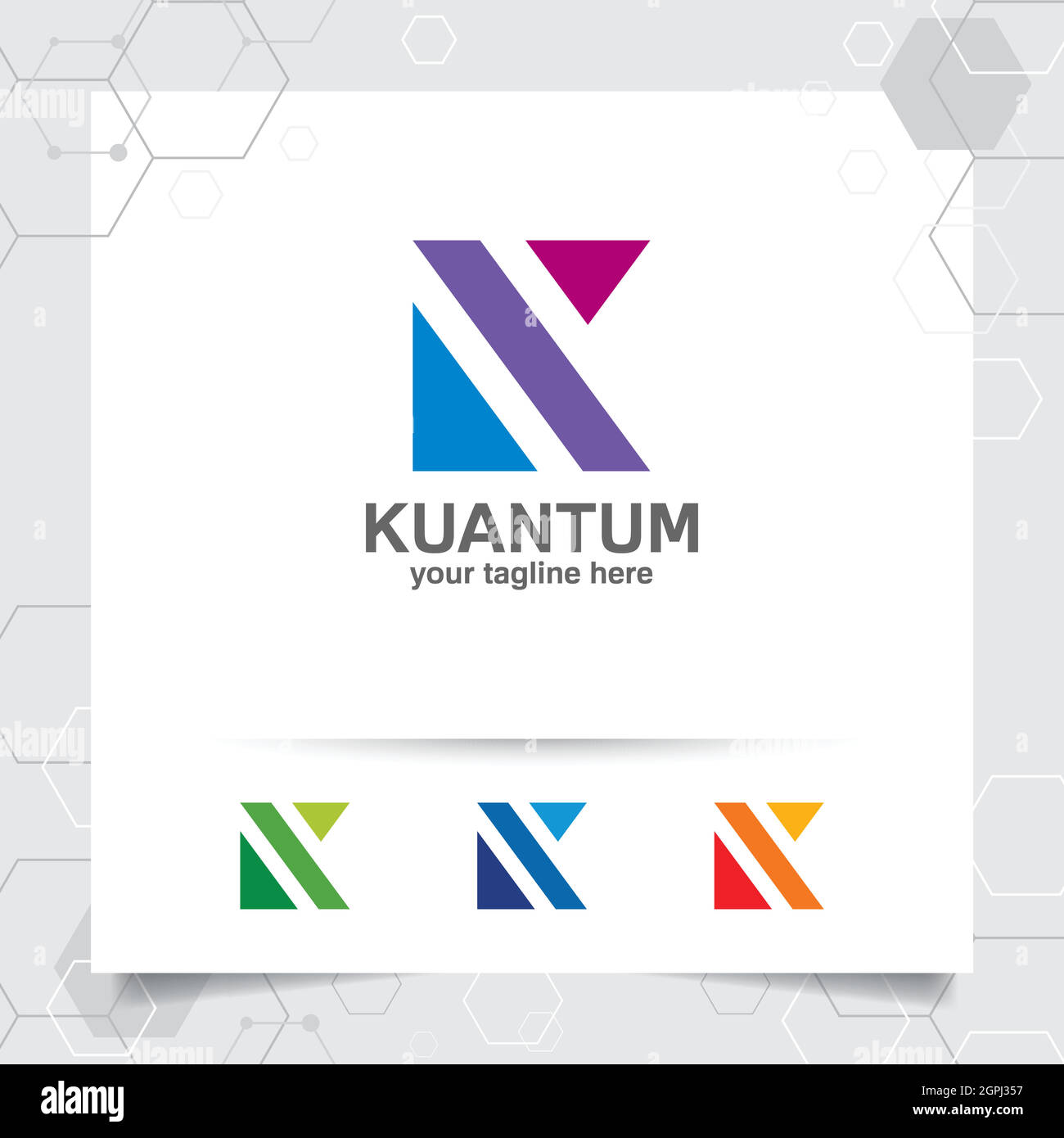 K logo design hi-res stock photography and images - Alamy