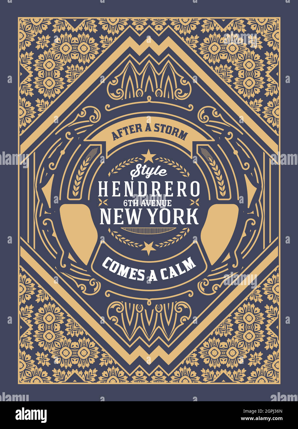 Western card with vintage style Stock Vector Image & Art - Alamy