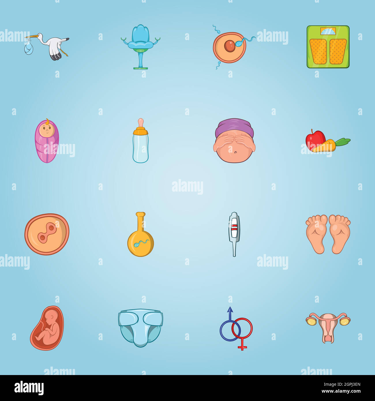 Pregnancy cartoon hi-res stock photography and images - Alamy