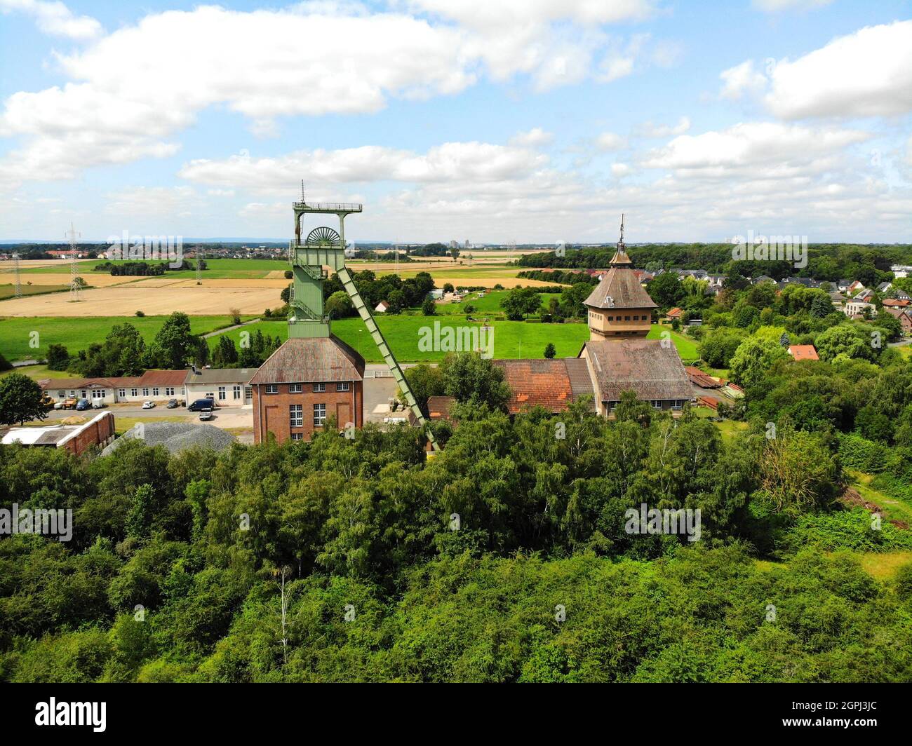 Schacht Bergmannssegen in Lehrte Stock Photo - Alamy