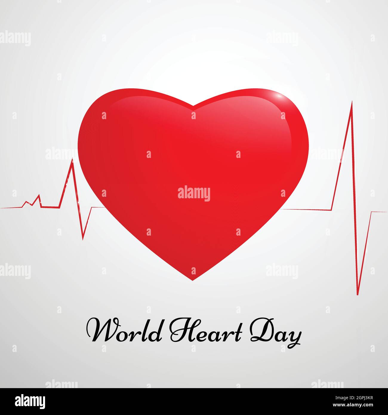 World Heart Day Background Stock Vector Image & Art - Alamy