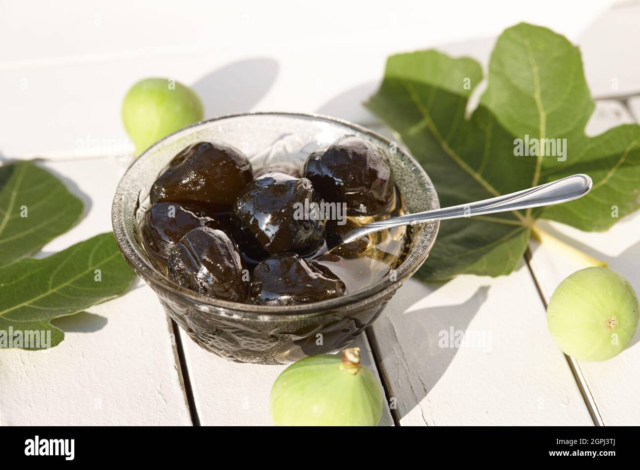 Fig jam on white hi-res stock photography and images - Alamy