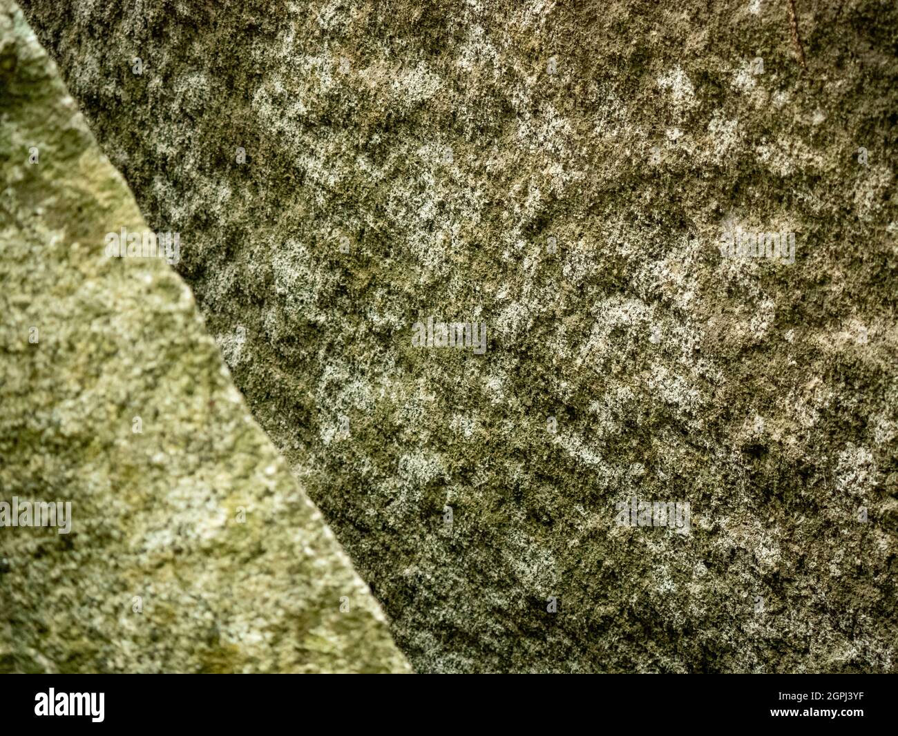 Giant Rough Rock that is Split in Two To Create Different Angles and ...