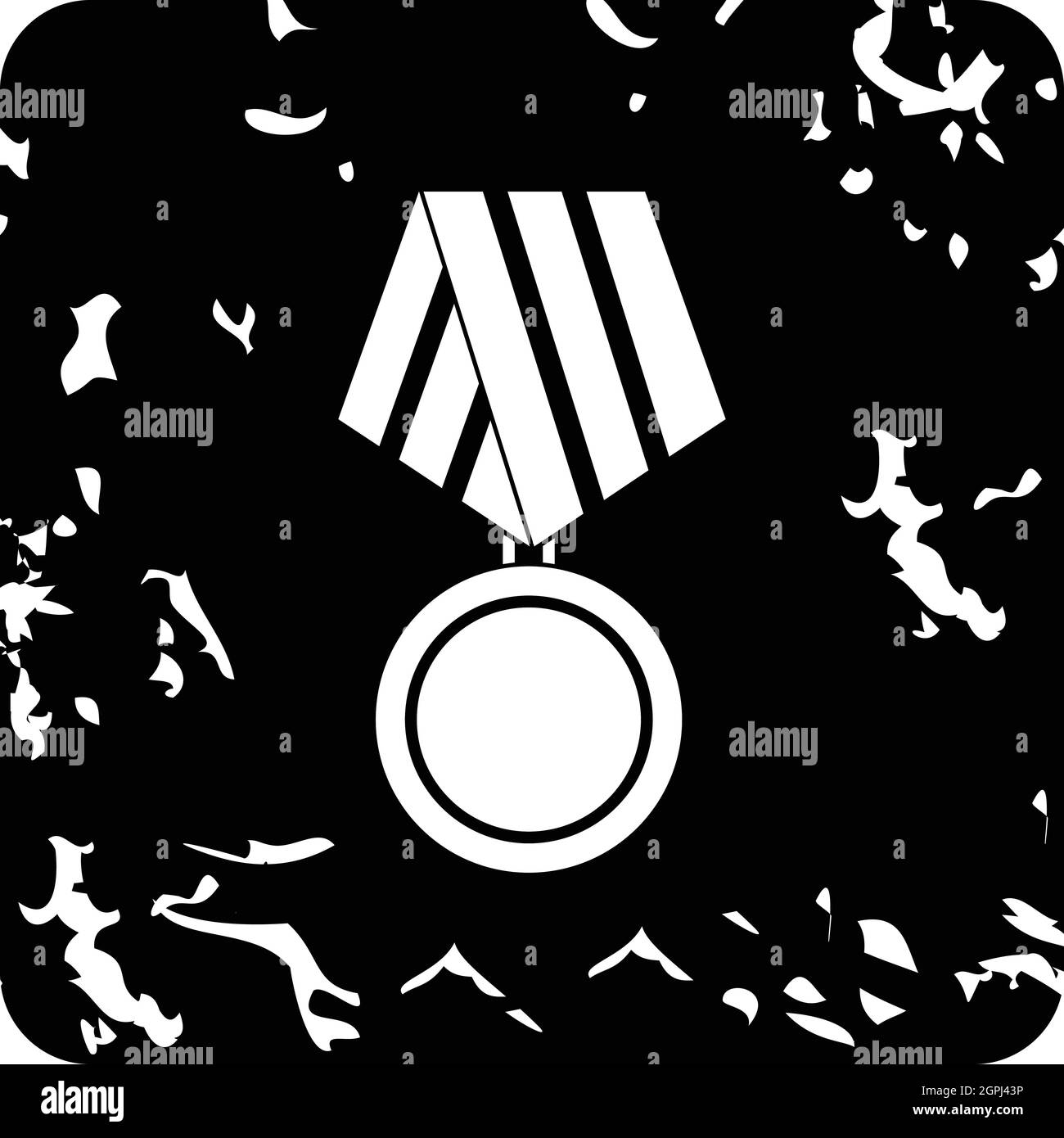 Medal of honor icon, grunge style Stock Vector Image & Art - Alamy