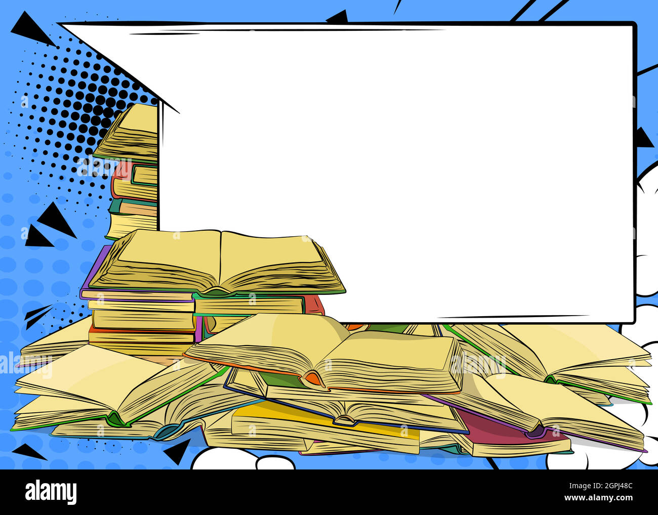 Big old library books Stock Vector Images - Alamy