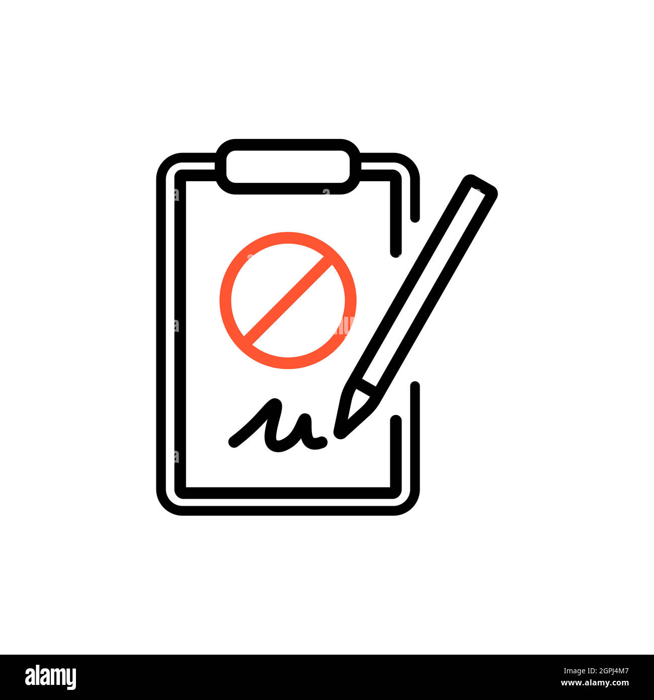Petition vector icon. Protest action support Stock Vector Image & Art ...