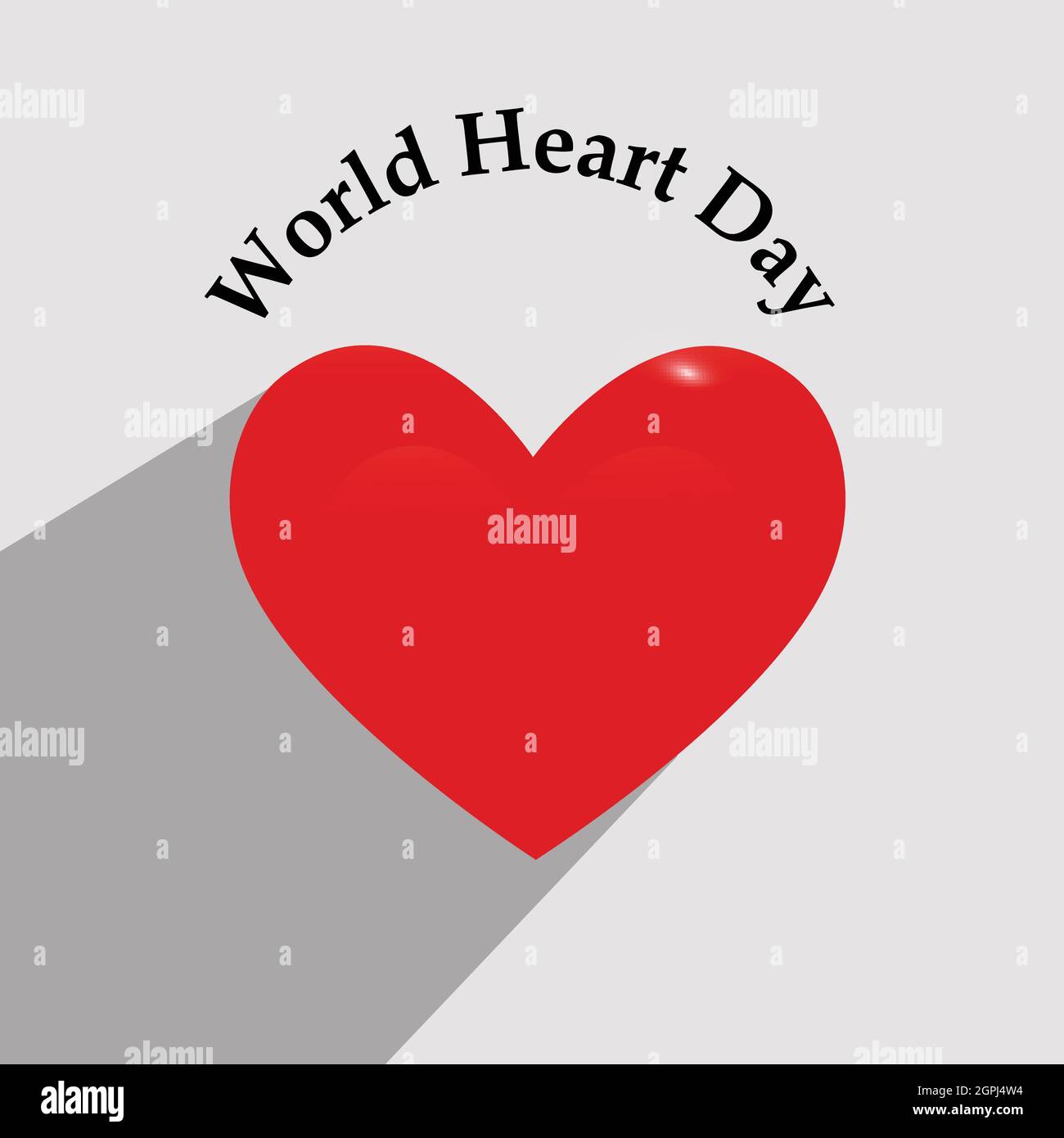 World Heart Day Background Stock Vector Image & Art - Alamy