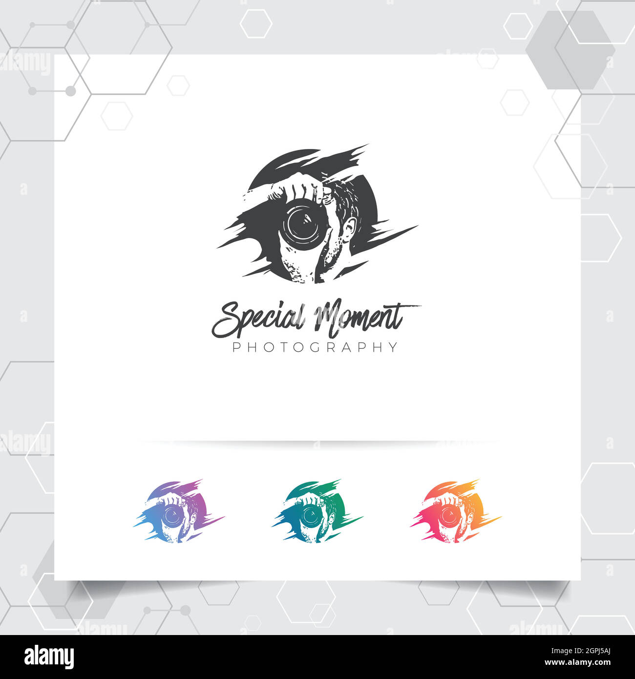 Camera Lens Logo Design