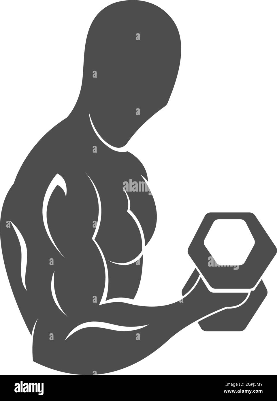 Muscle arm icon logo design vector illustration template Stock Vector ...