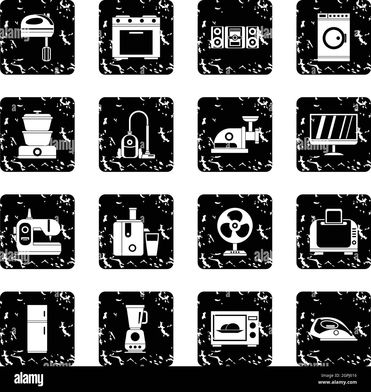 Electrical appliances home Black and White Stock Photos & Images - Alamy