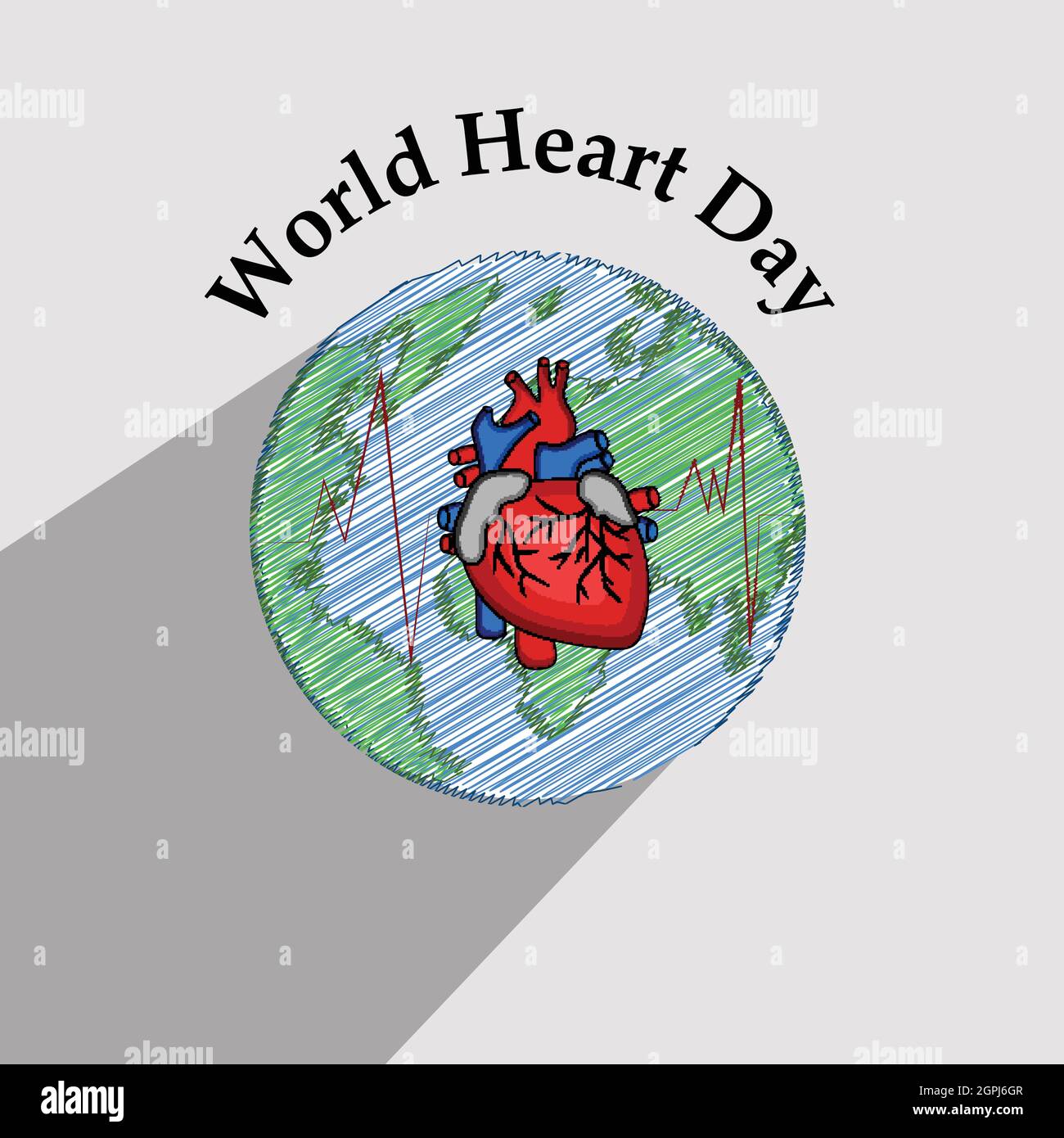World heart day september Stock Vector Images - Alamy