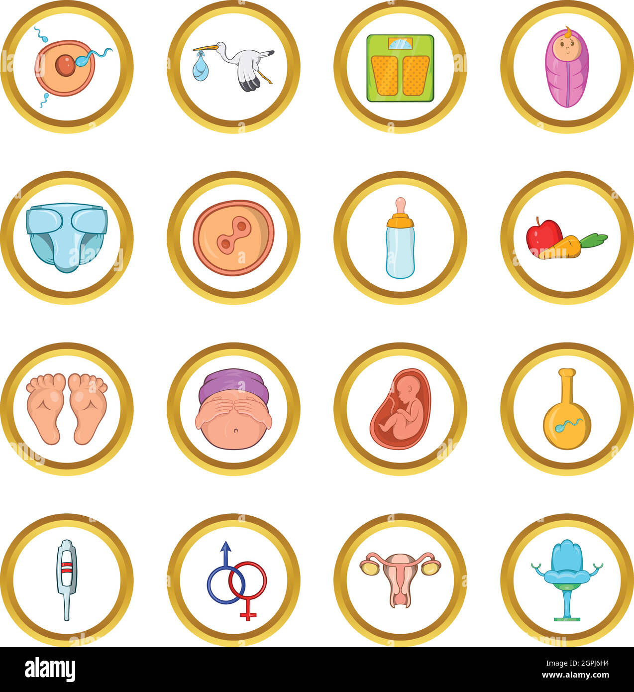 Rattle icon cartoon style hi-res stock photography and images - Alamy