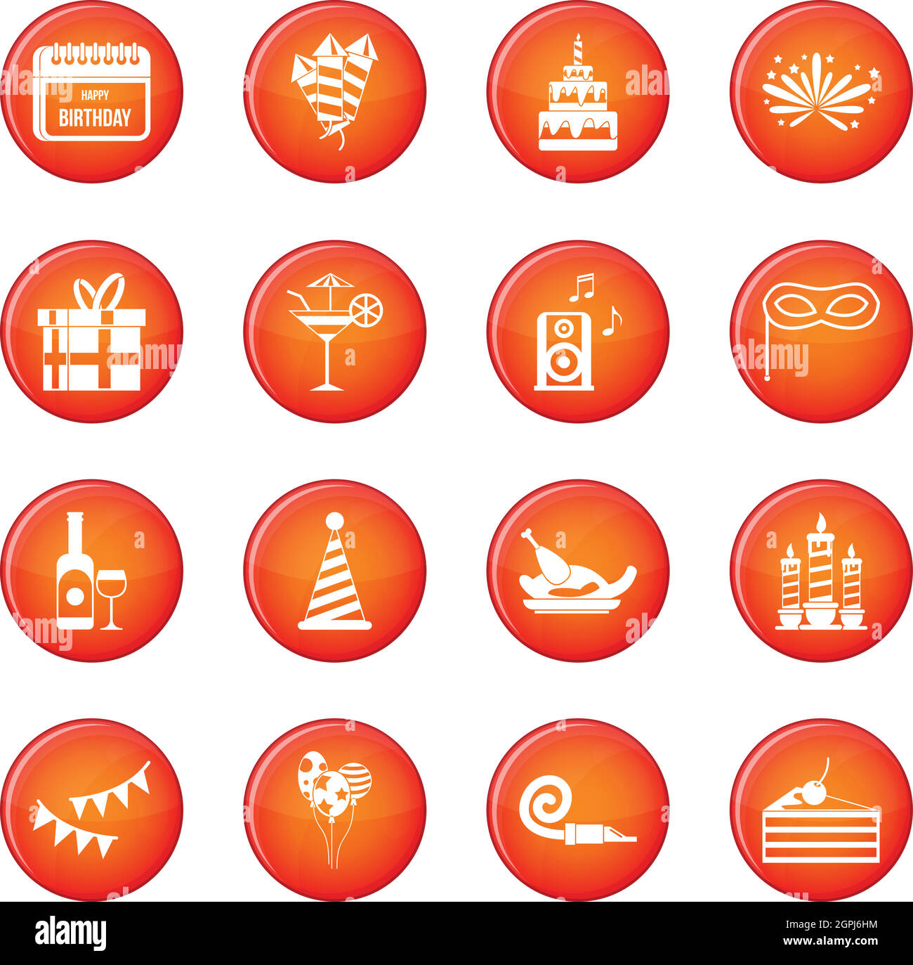 Birthday cake sparkler party Stock Vector Images - Alamy