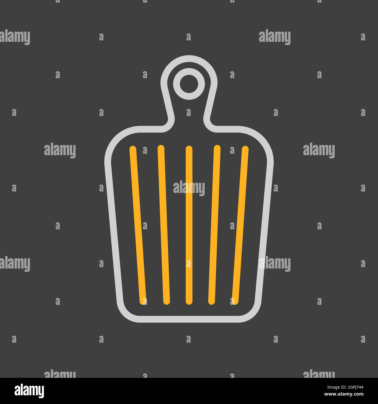 Cutting board vector icon. Chopping Board symbol Stock Vector Image ...