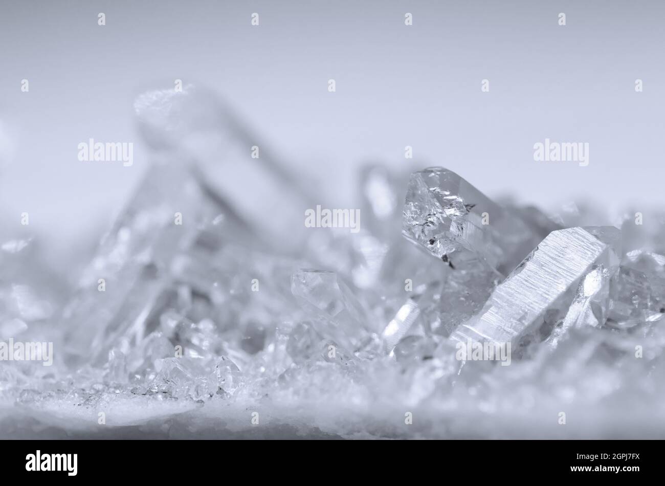 Close-up texture as part of a cluster filled with rhinestone crystals ...
