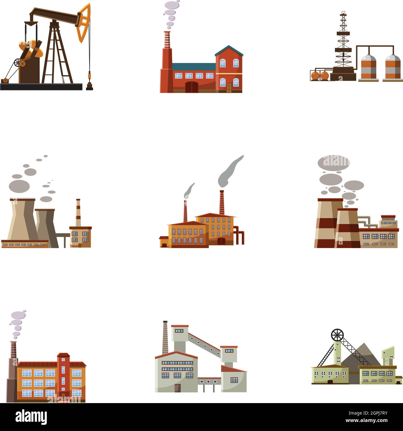 Set art supply icons Cut Out Stock Images & Pictures - Alamy