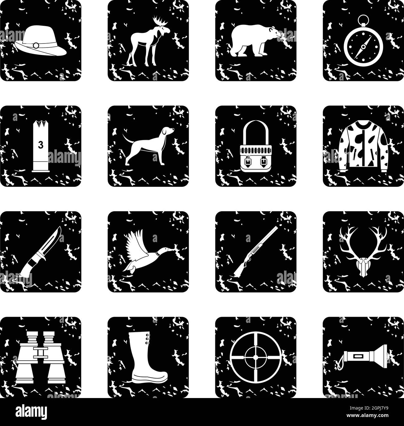 Vintage bear hunting Black and White Stock Photos & Images - Alamy