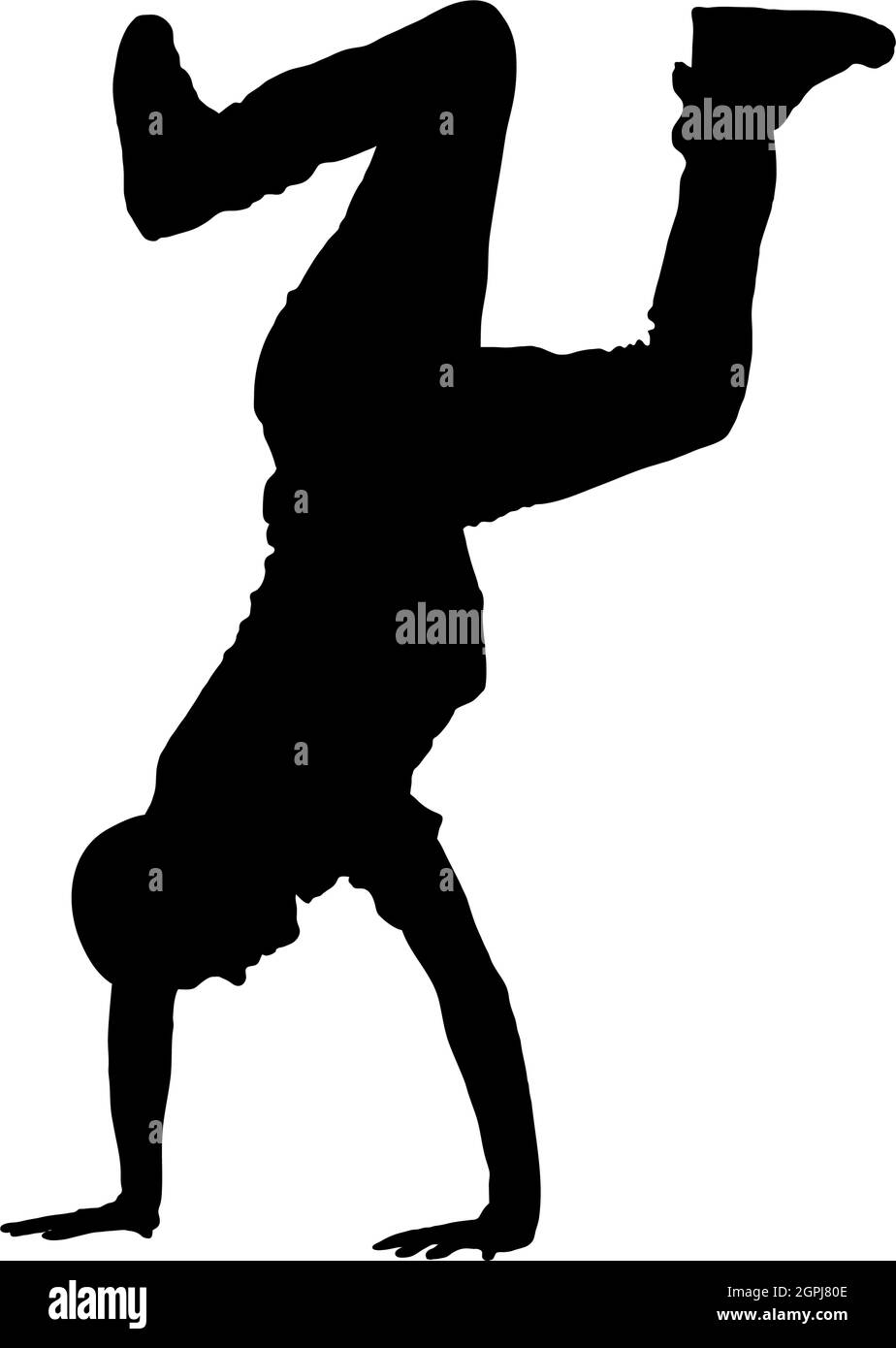 Hip Hop Dancer Silhouette Stock Vector Image & Art - Alamy