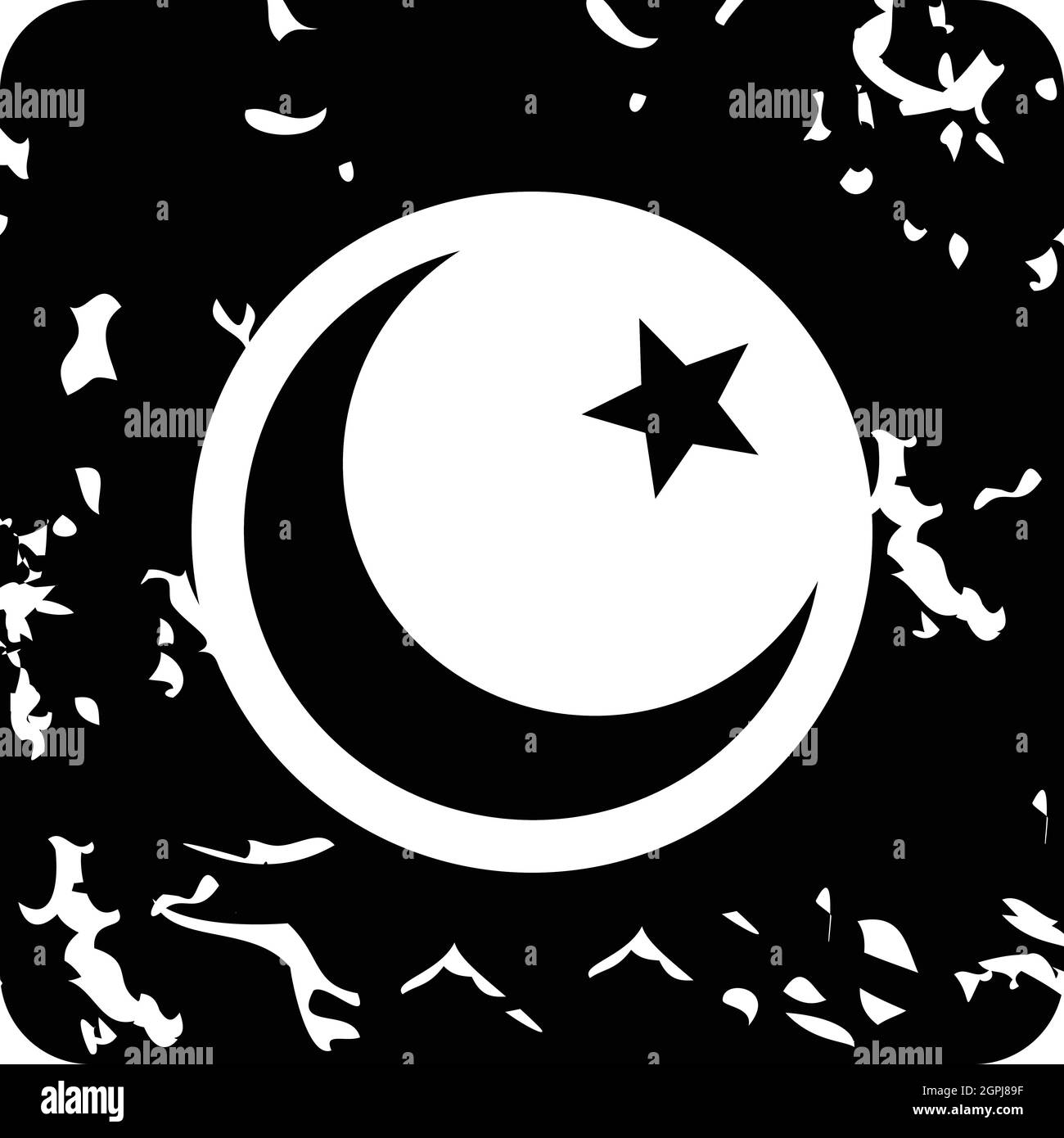 Islamic crescent symbol islam Stock Vector Images - Alamy