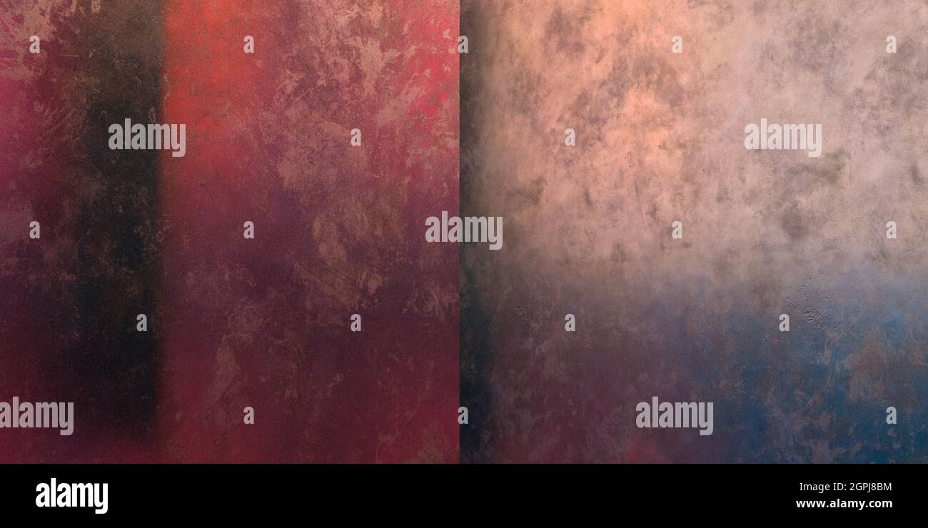 two steel metallic textures that can be used as background for copy ...