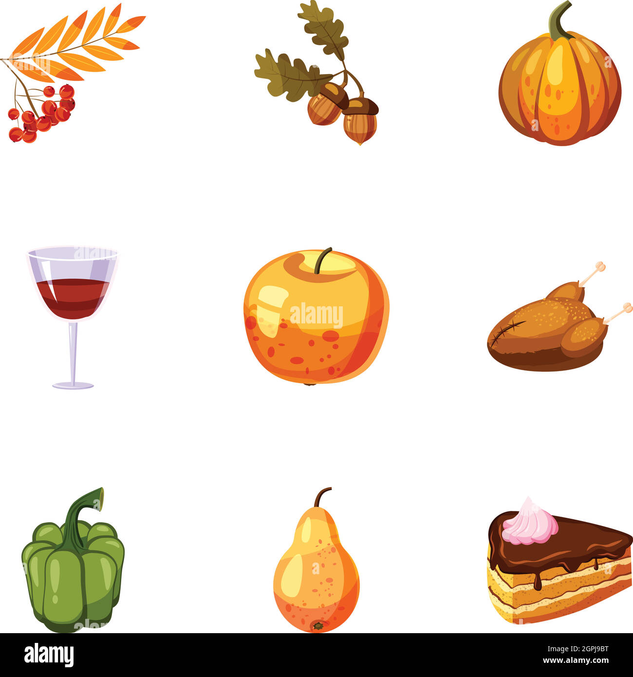 Isolated illustration thanksgiving day hi-res stock photography and ...