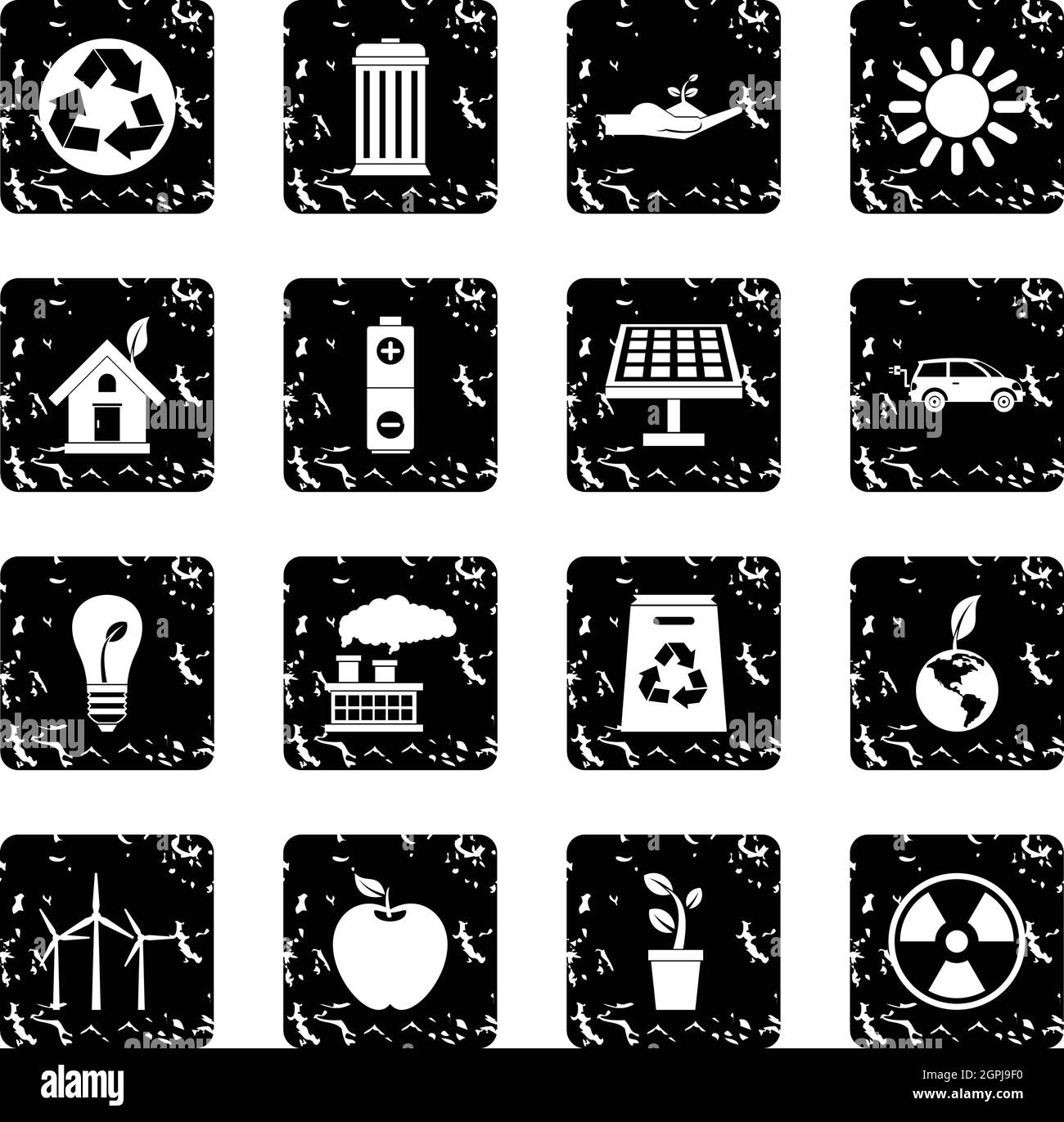 Environment ecology environmental conservation Black and White Stock ...