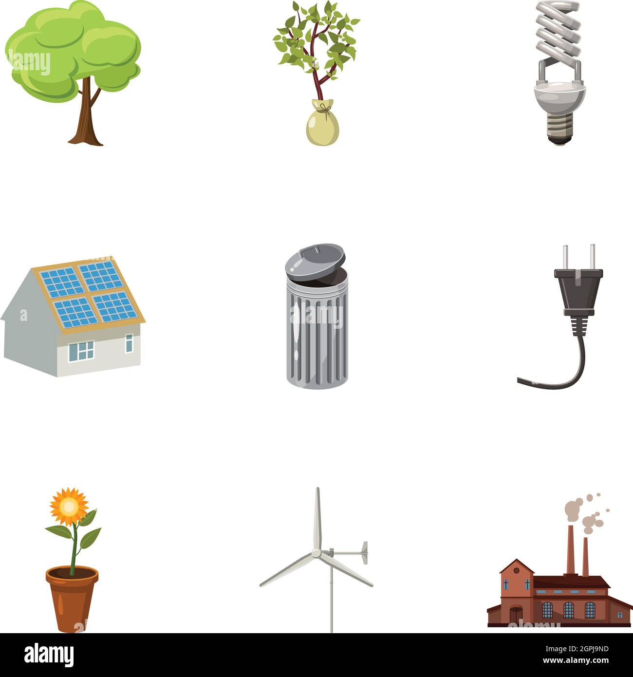 Conservation icons Cut Out Stock Images & Pictures - Alamy