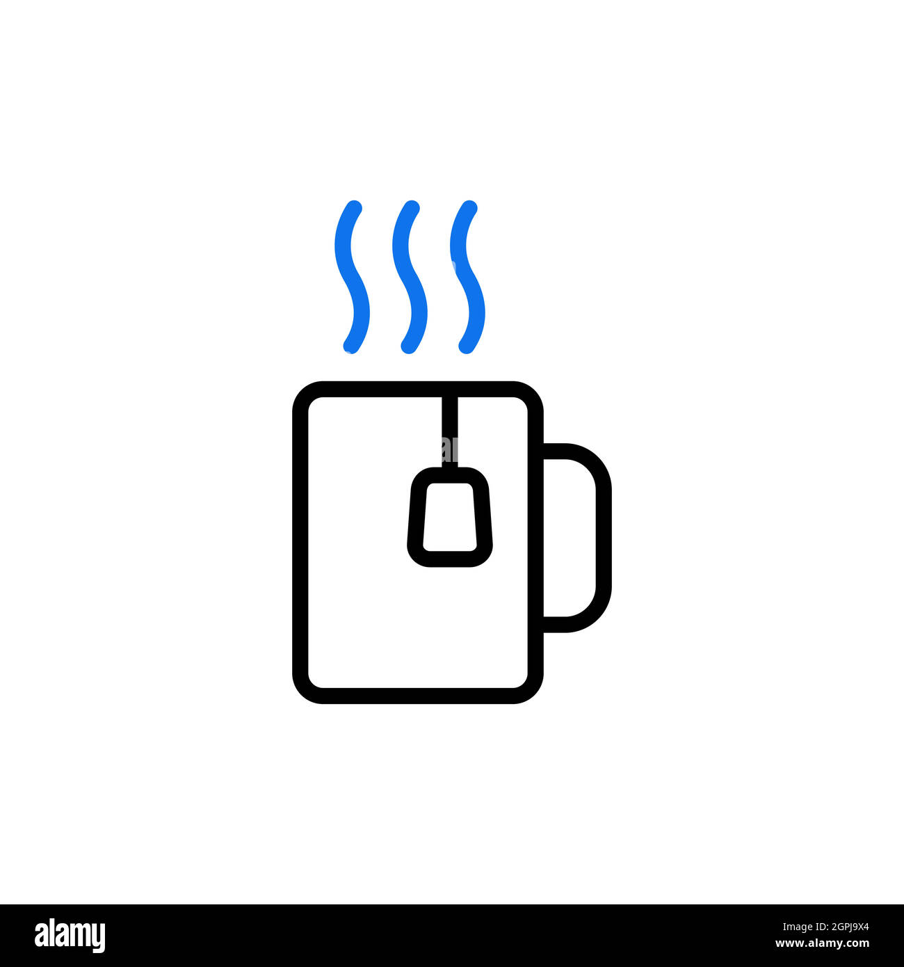 Tea cup outline icon Cut Out Stock Images & Pictures - Alamy