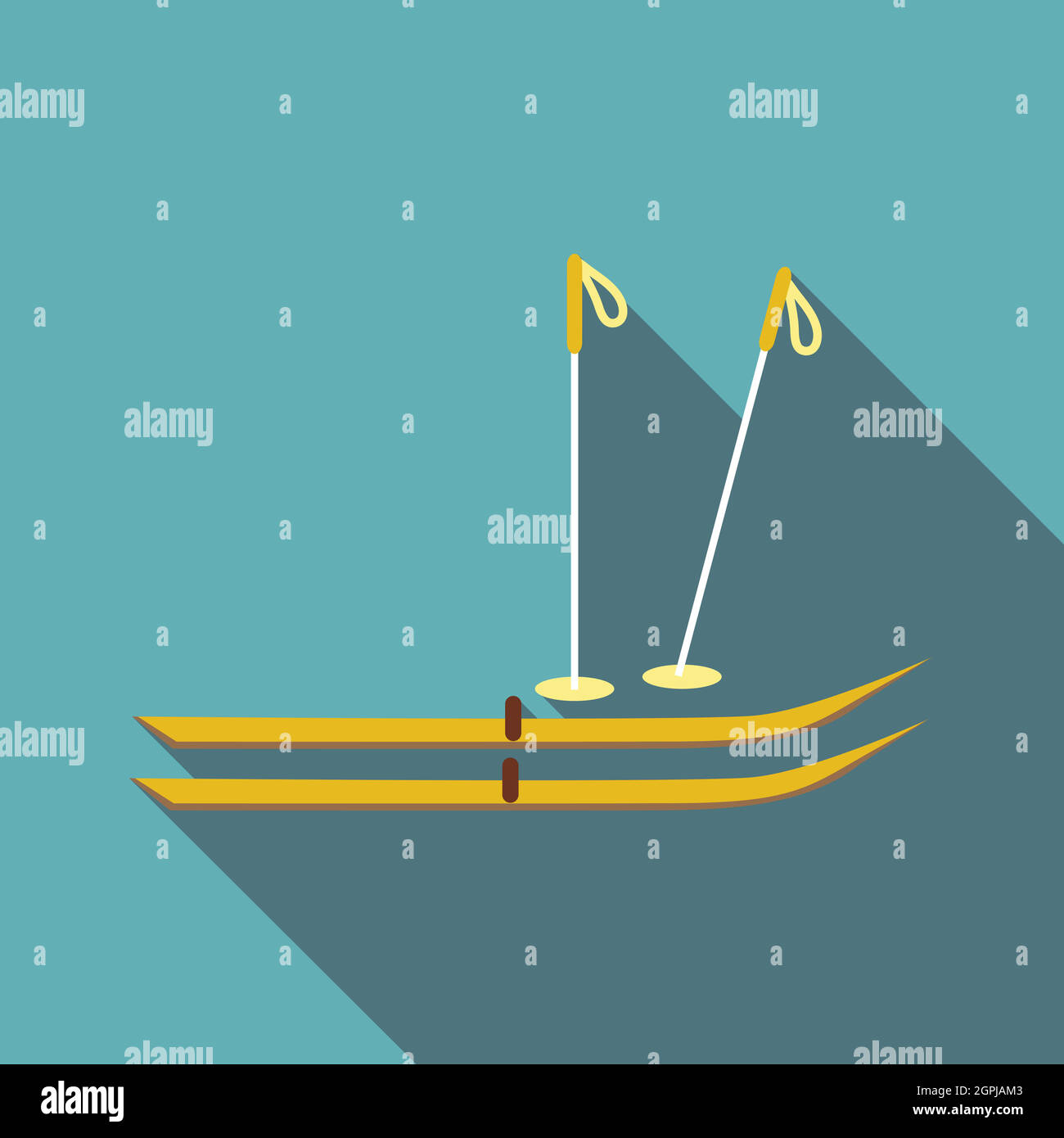 Vector ski Stock Vector Images - Alamy