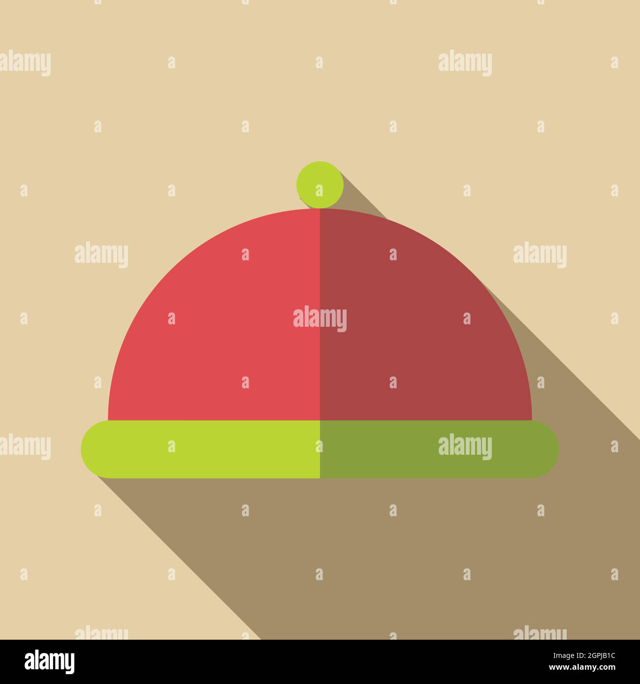 Tray with lid icon, flat style Stock Vector Image & Art - Alamy