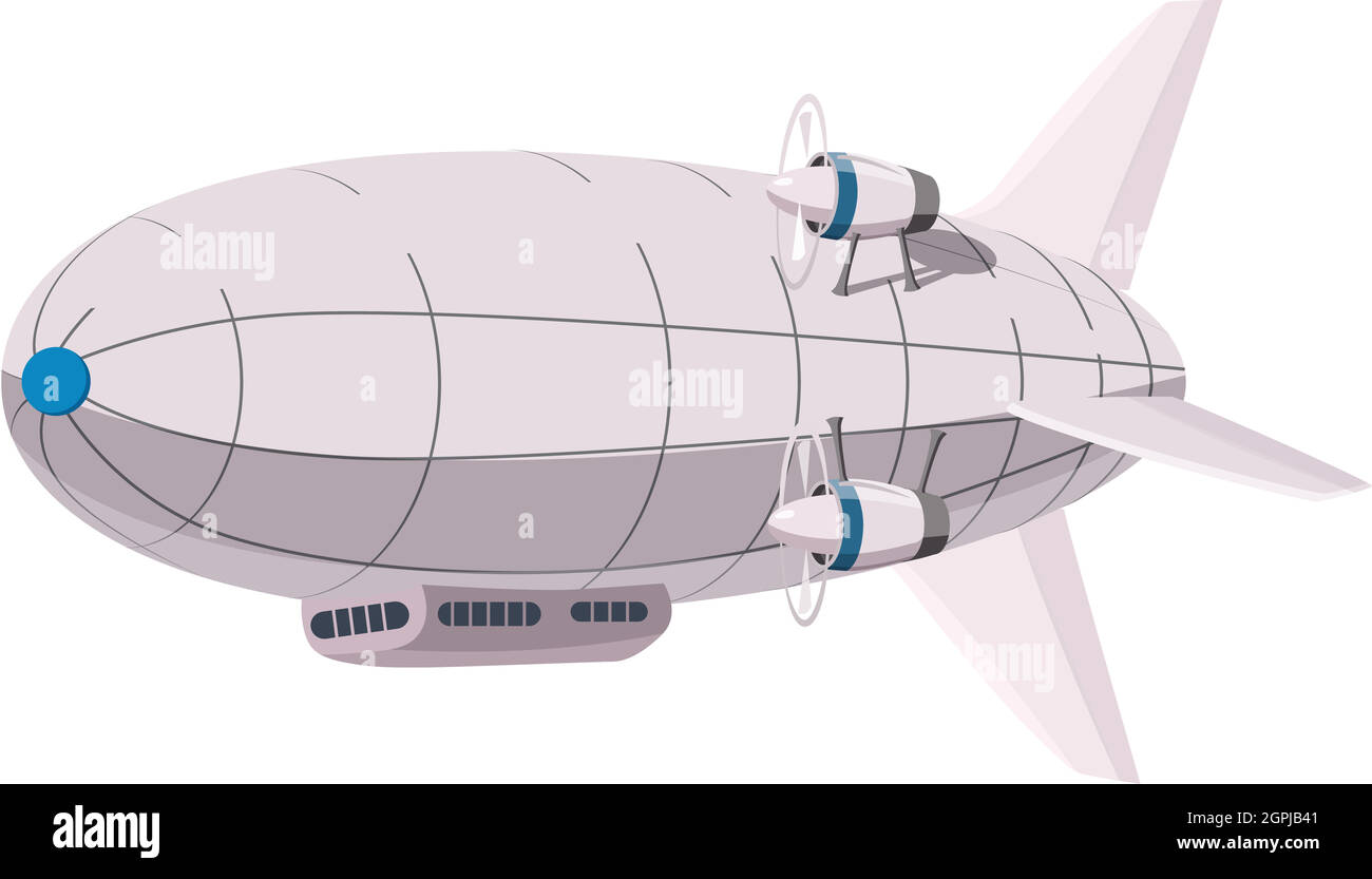 Airship icon, cartoon style Stock Vector Image & Art - Alamy