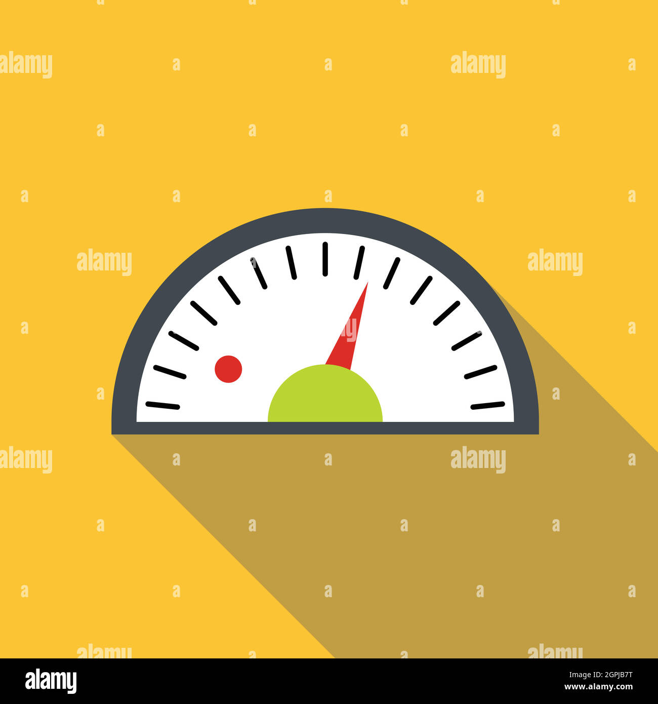 Indicator icon flat style Stock Vector Images - Alamy