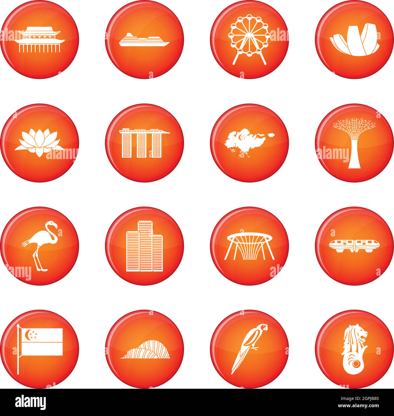 Sea with singapore Cut Out Stock Images & Pictures - Alamy