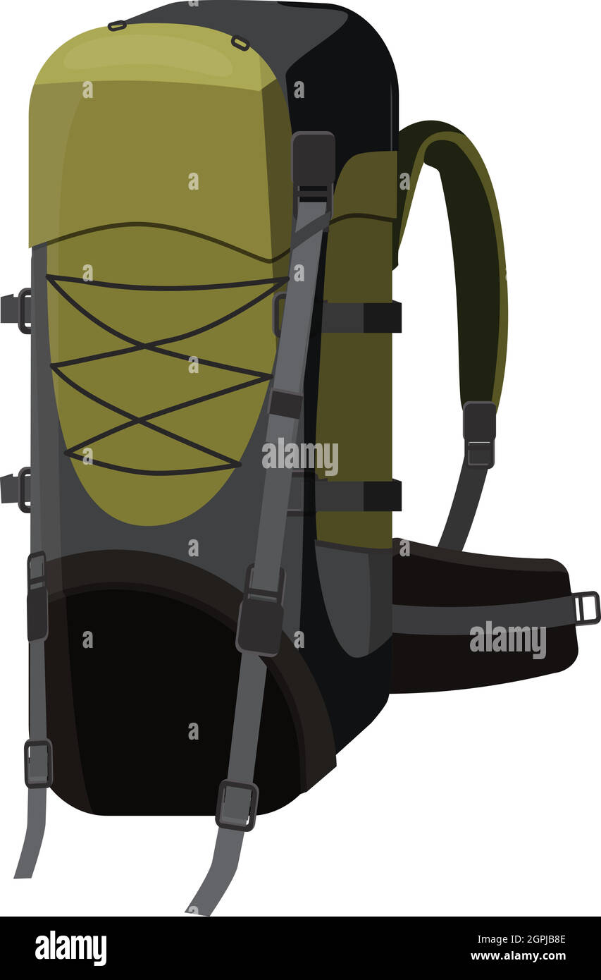 Adventure bag camp cartoon Stock Vector Images - Alamy