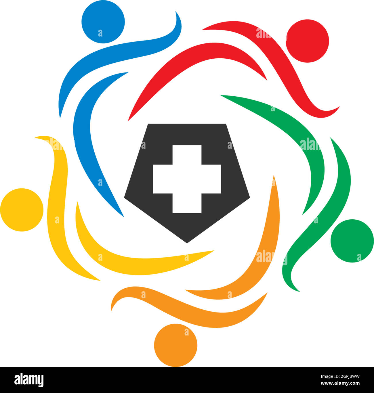 Community care, teamwork concept Logo Stock Vector Image & Art - Alamy