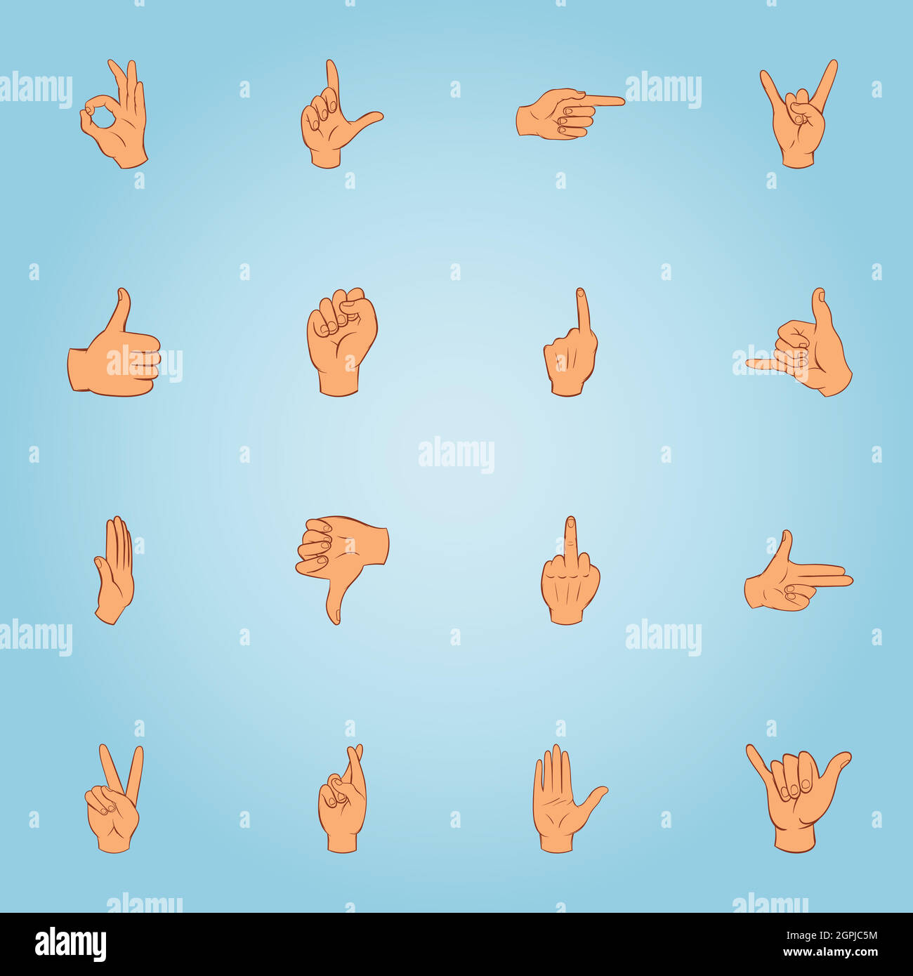 Gun gestures Stock Vector Images - Alamy