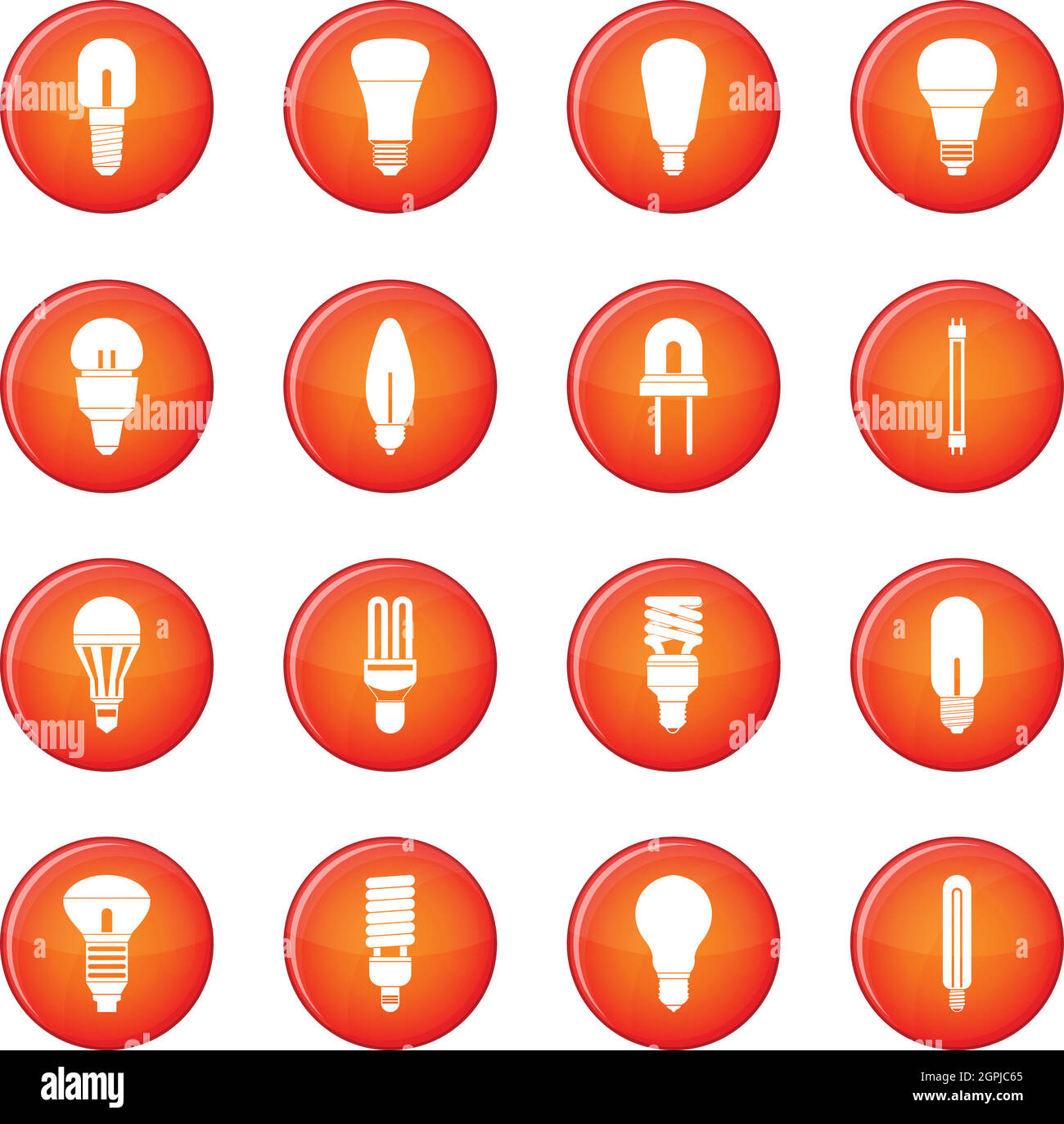 Shining Light Bulb Stock Vector Images - Alamy
