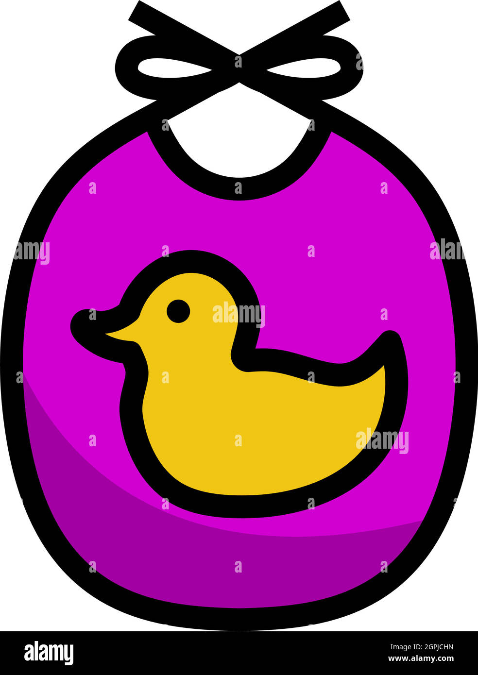 Bib outline hi-res stock photography and images - Alamy