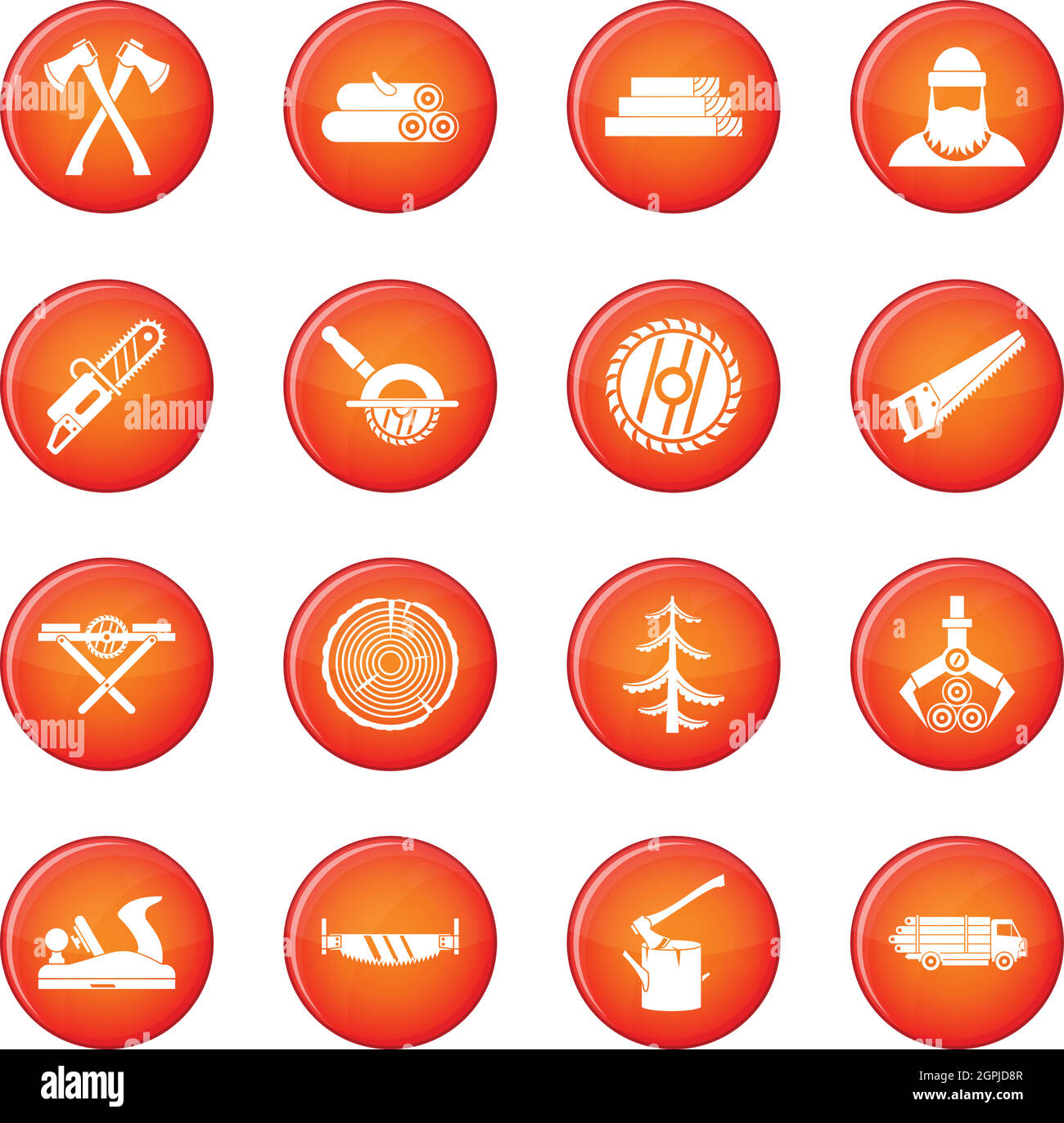 Sawmill pile pine trunk Cut Out Stock Images & Pictures - Alamy