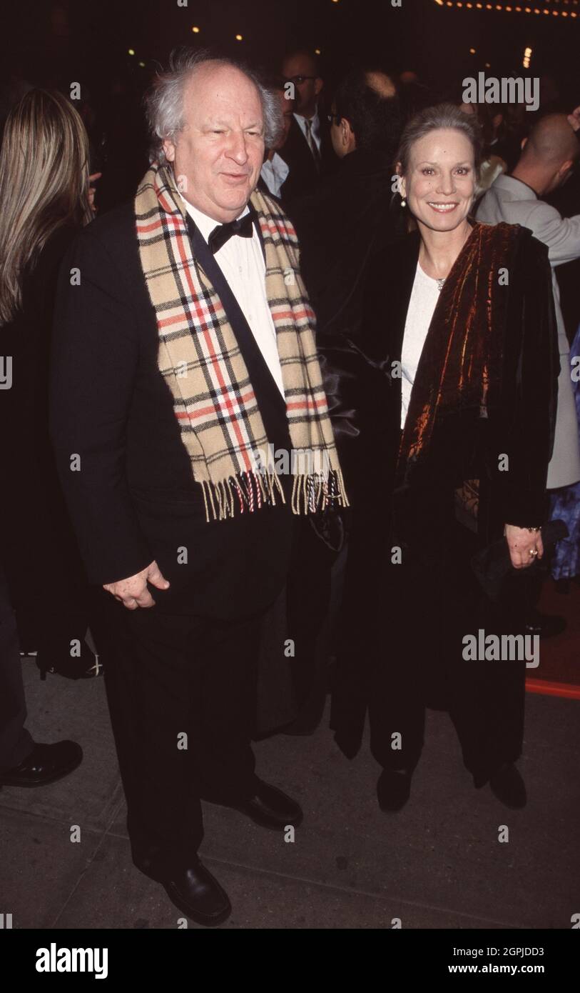 Bobby Zarem and Marthe Keller attend the opening night of "The Crucible ...