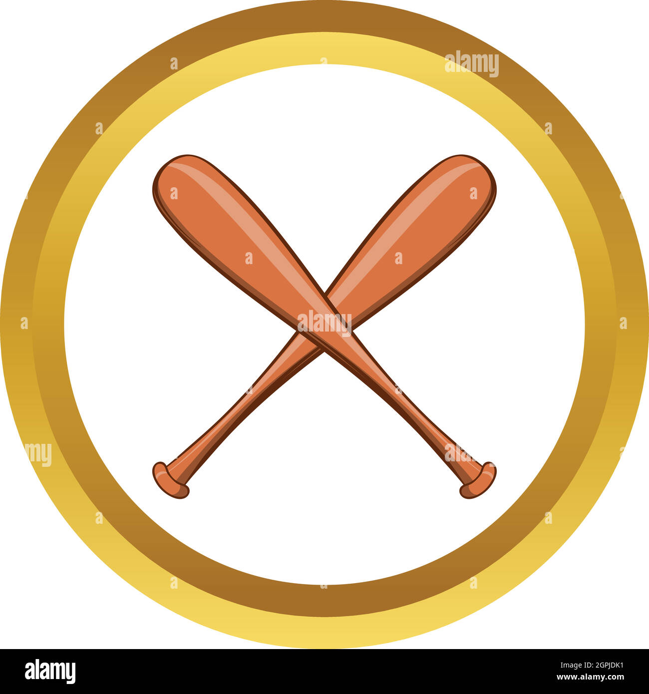 Baseball bat vector icon, cartoon style Stock Vector Image & Art - Alamy