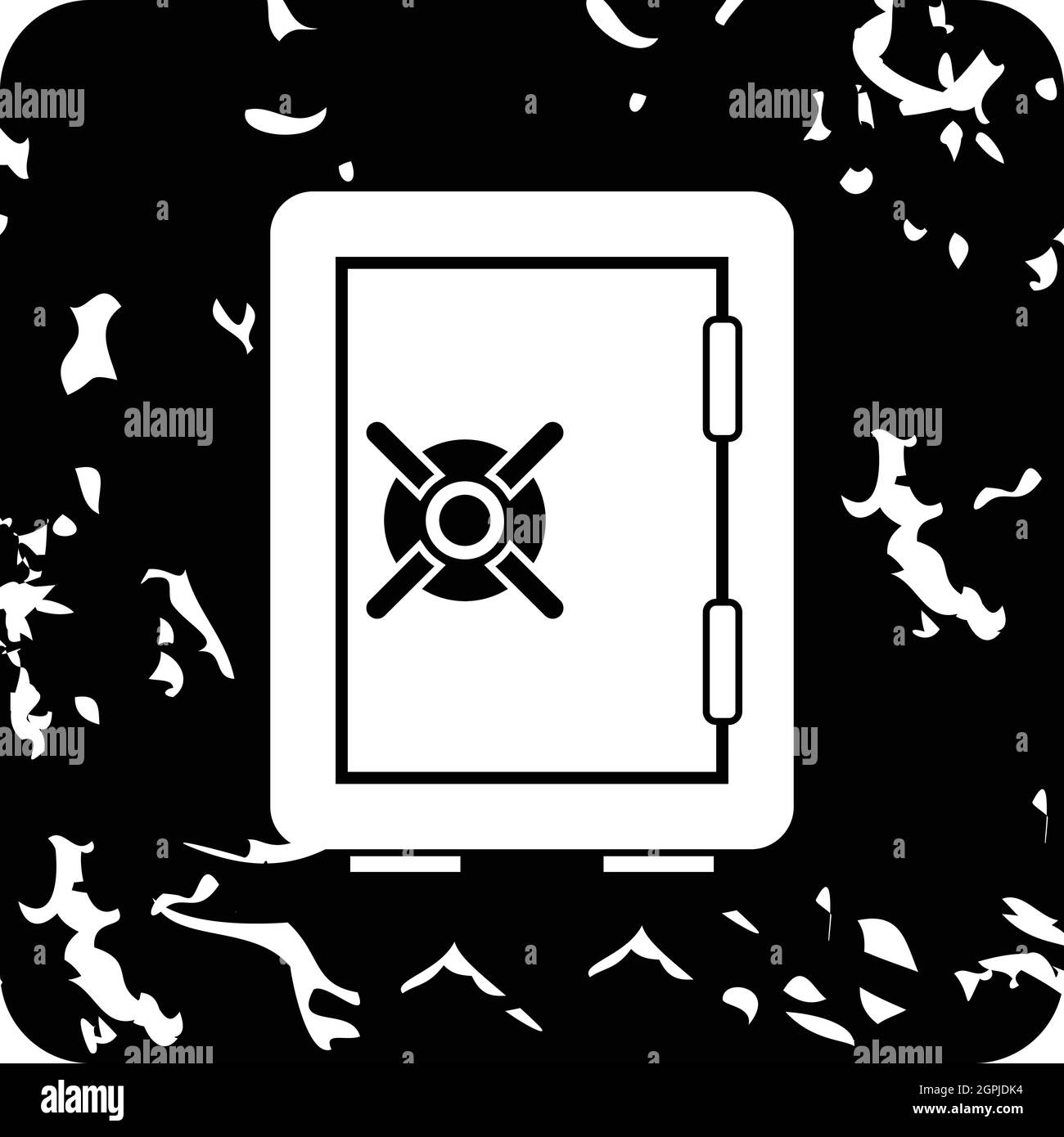 Safe icon, grunge style Stock Vector Image & Art - Alamy