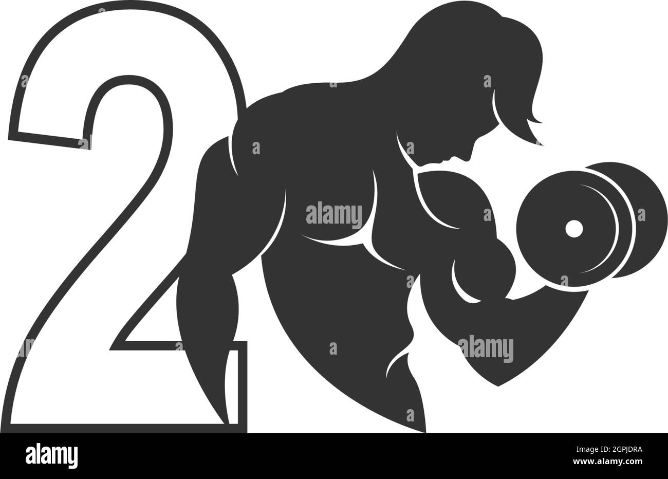 Number 2 player Stock Vector Images - Alamy