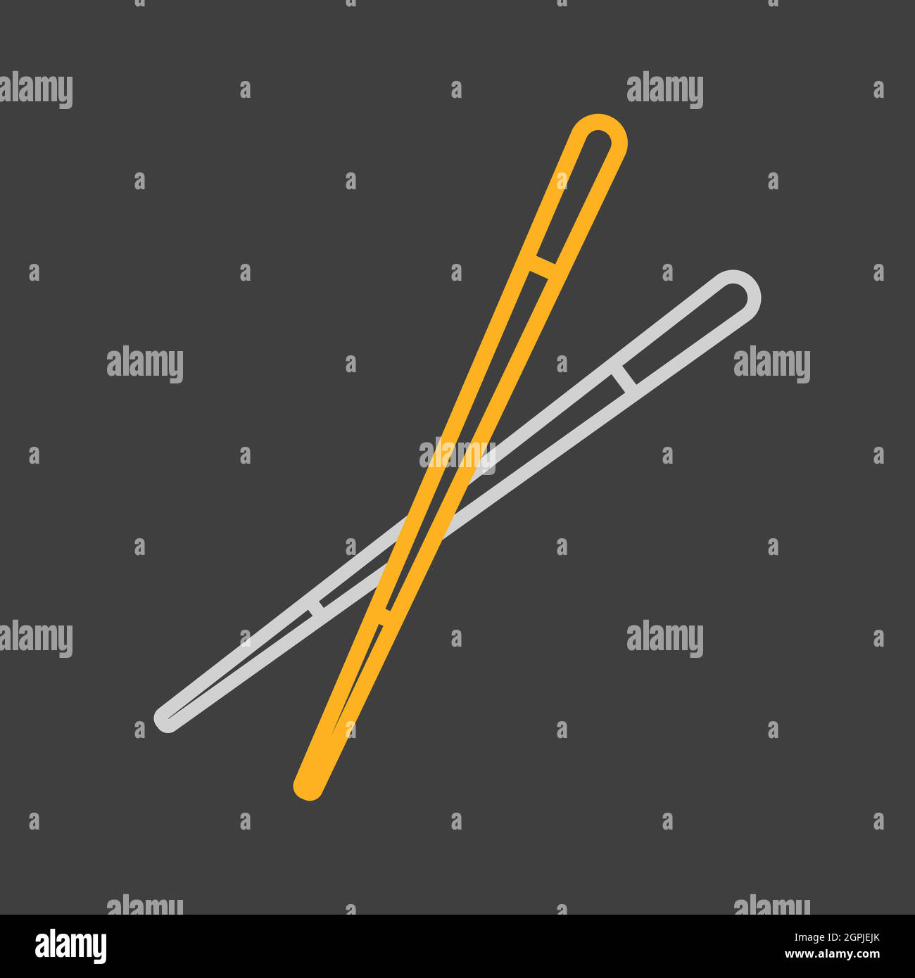 Chinese chopsticks, chop sticks vector icon Stock Vector Image & Art ...