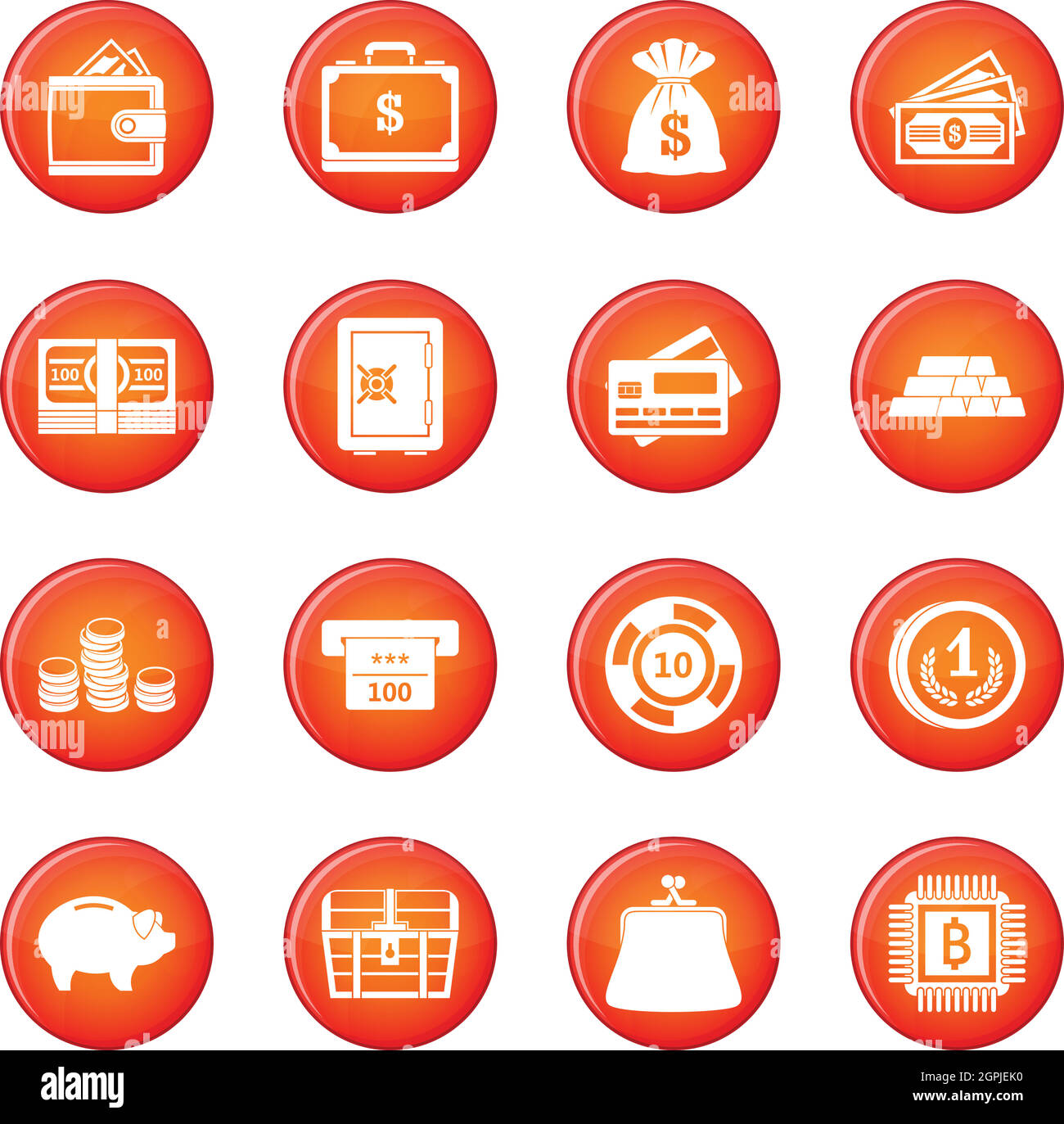 Money icons vector set Stock Vector Image & Art - Alamy