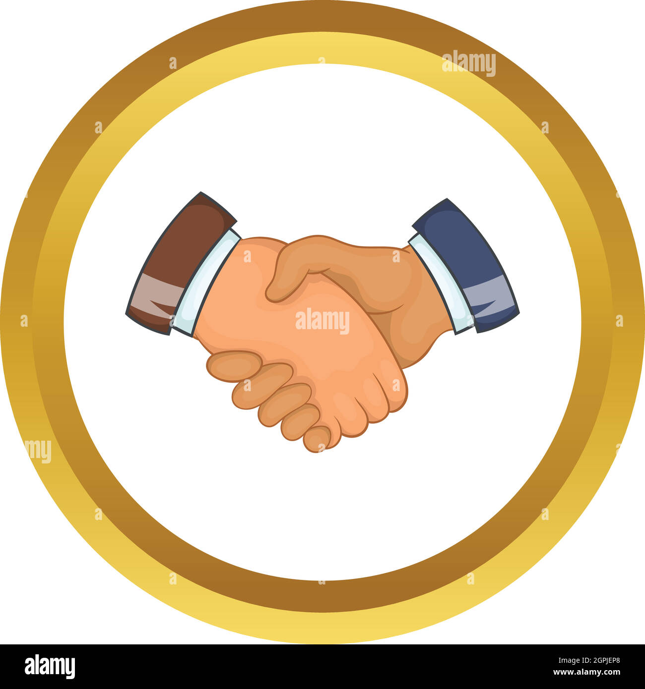 Handshake symbol hi-res stock photography and images - Alamy