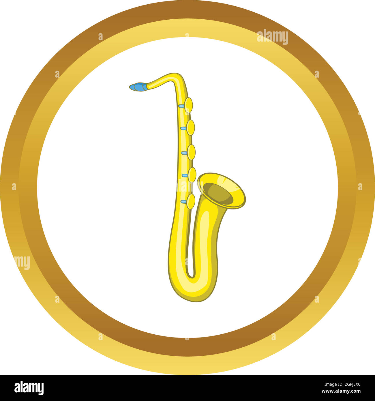 Saxophone vector icon Stock Vector Image & Art - Alamy