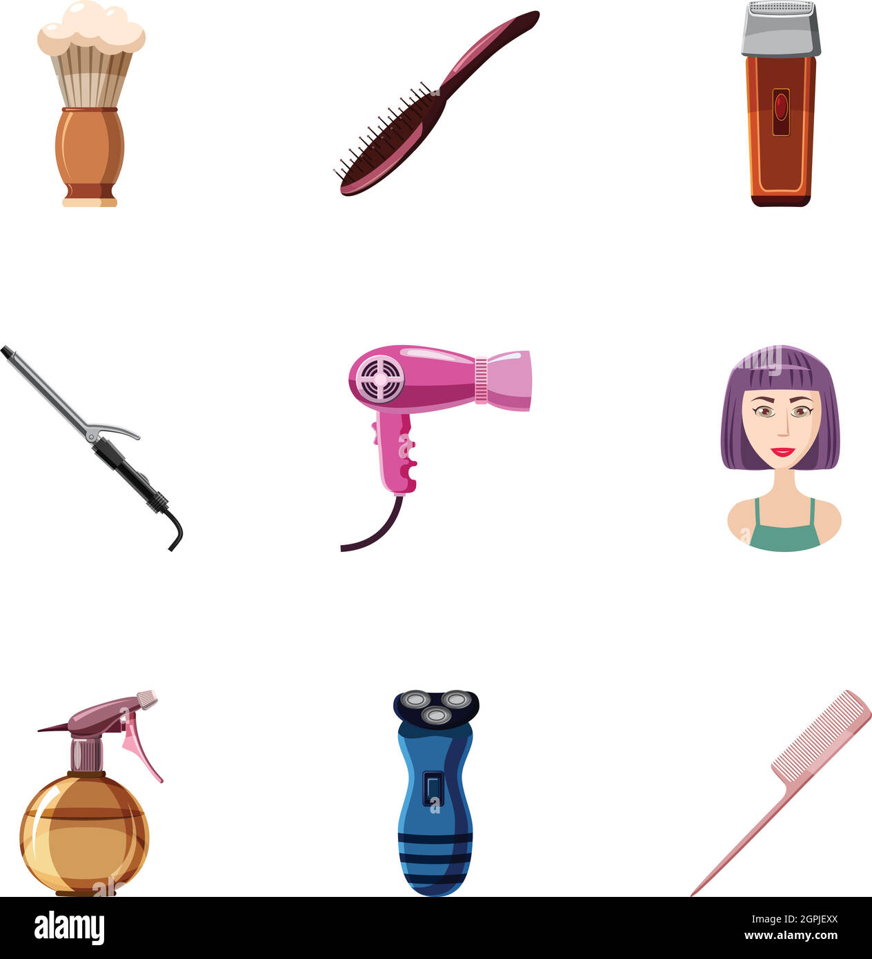 Cartoon illustration cut hi-res stock photography and images - Alamy