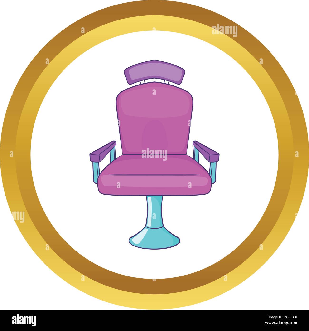 Barber Chair Vector